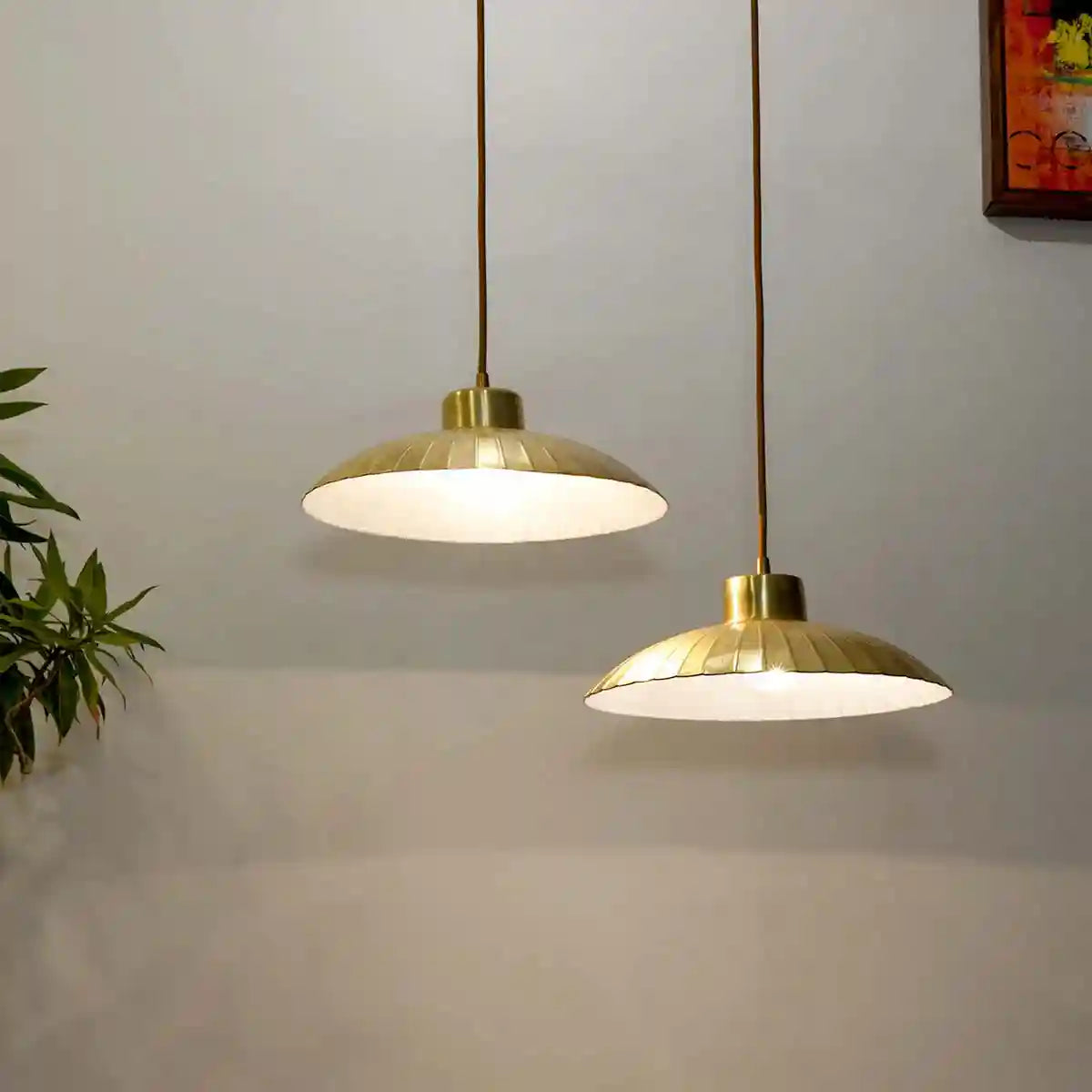 PATRICE Brass Metal Pendant Light – KAPOOR-E-ILLUMINATIONS PRIVATE LIMITED